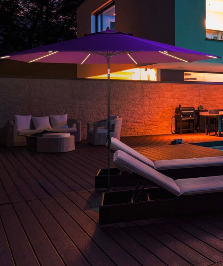 LED Patio Umbrellas: Beautiful and Functional
